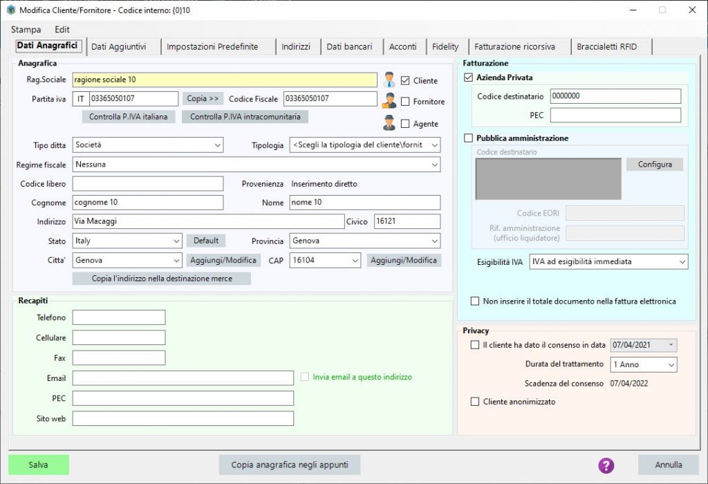 Gestionale Clienti: Programma Per La Gestione Dei Clienti